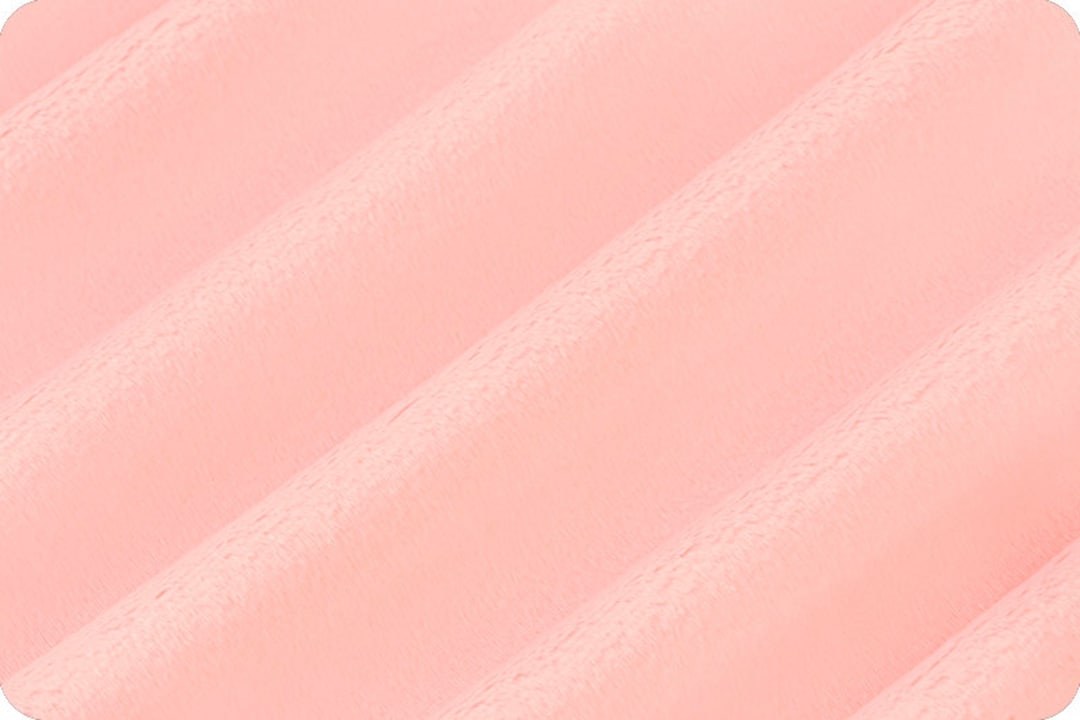 Baby Pink Shannon Fabric Cuddle 3 Fabric, Cuddle 3 Baby Pink Minky ...