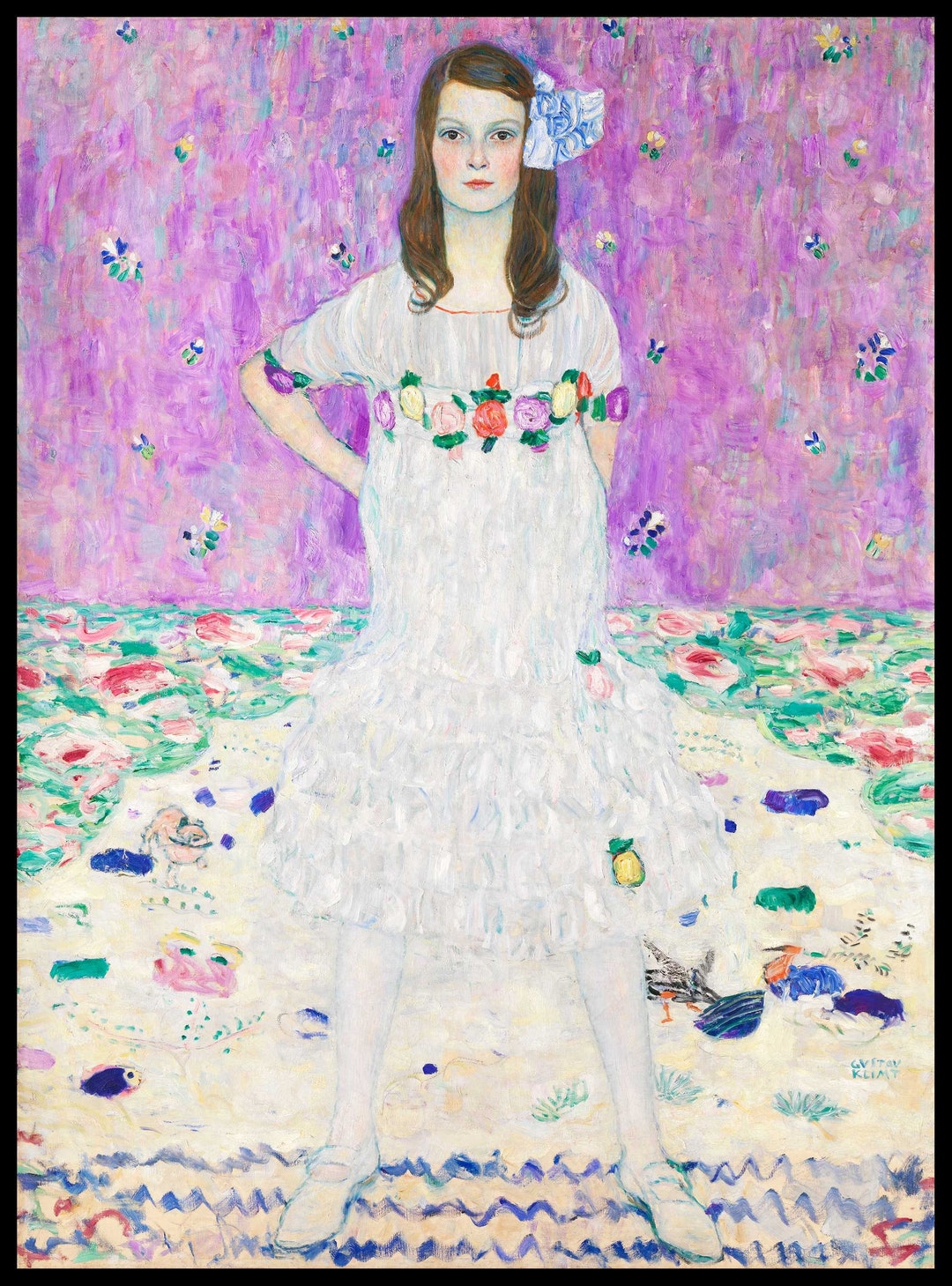 Gustav Klimt Mada Primavesi 1913. Klimt Changed Styles in - Etsy