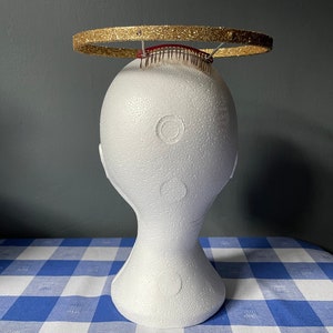 Floating Golden Glitter Angel Halo - Etsy
