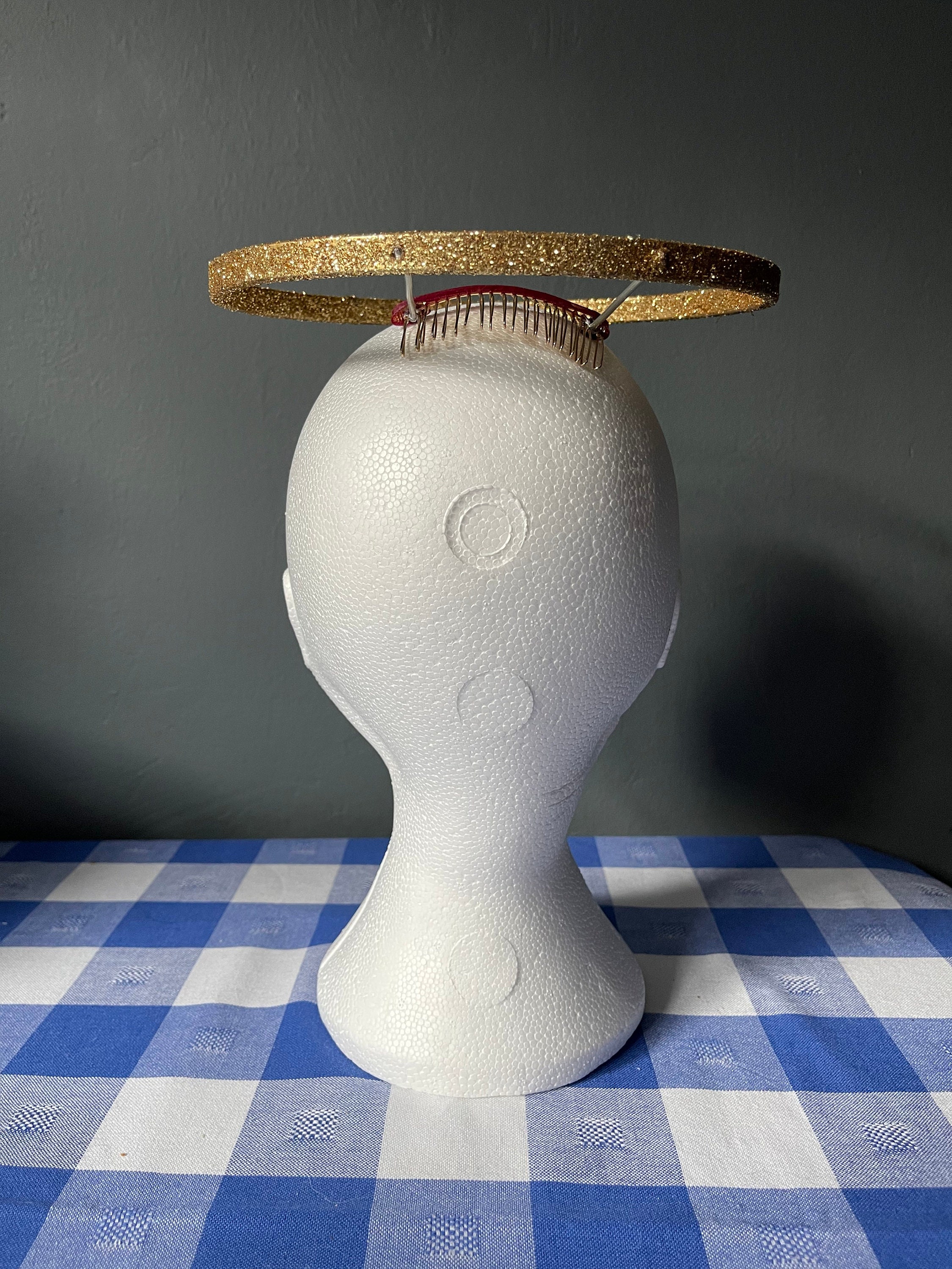 Floating Golden Glitter Angel Halo - Etsy