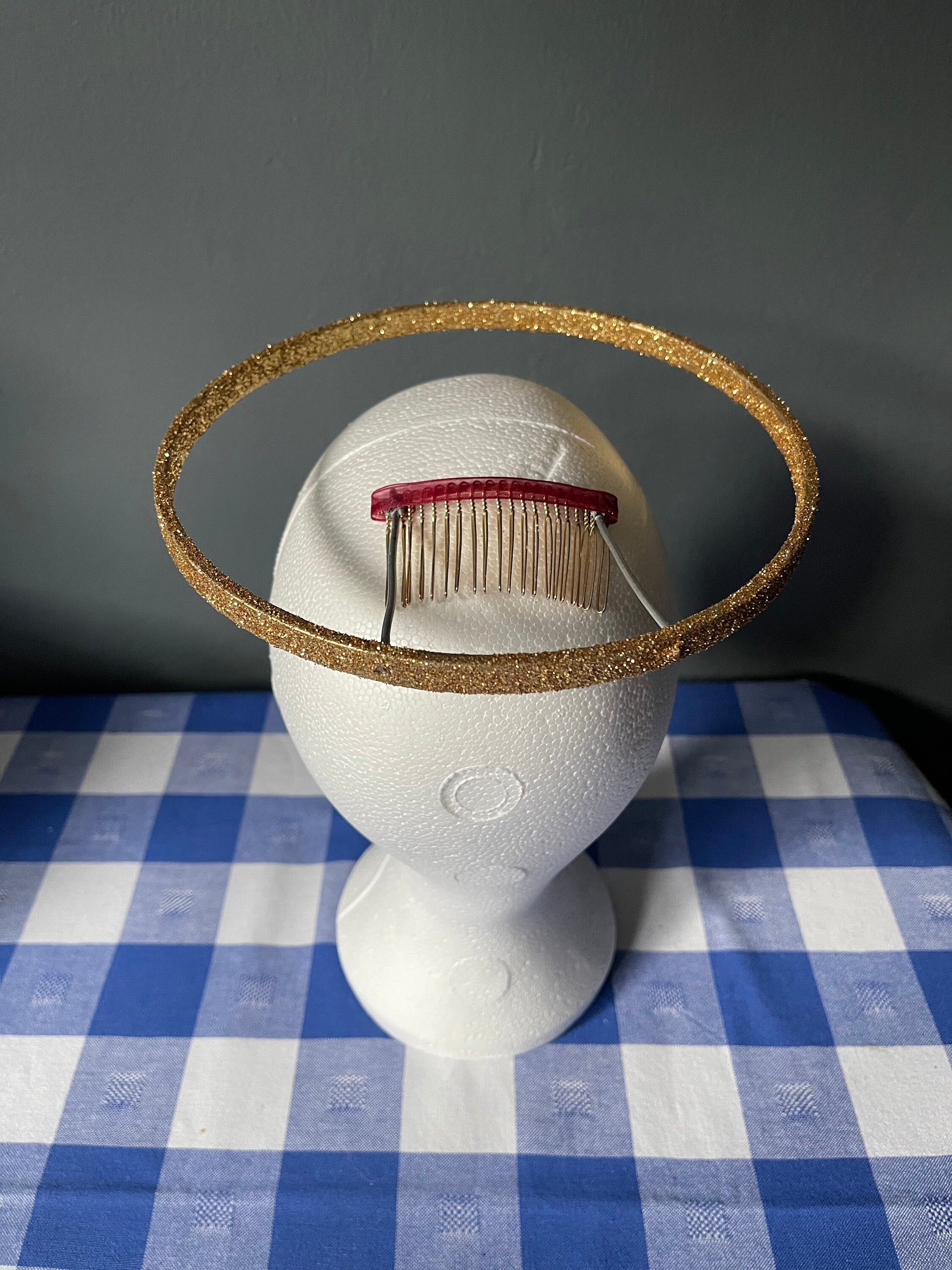 Floating Golden Glitter Angel Halo - Etsy