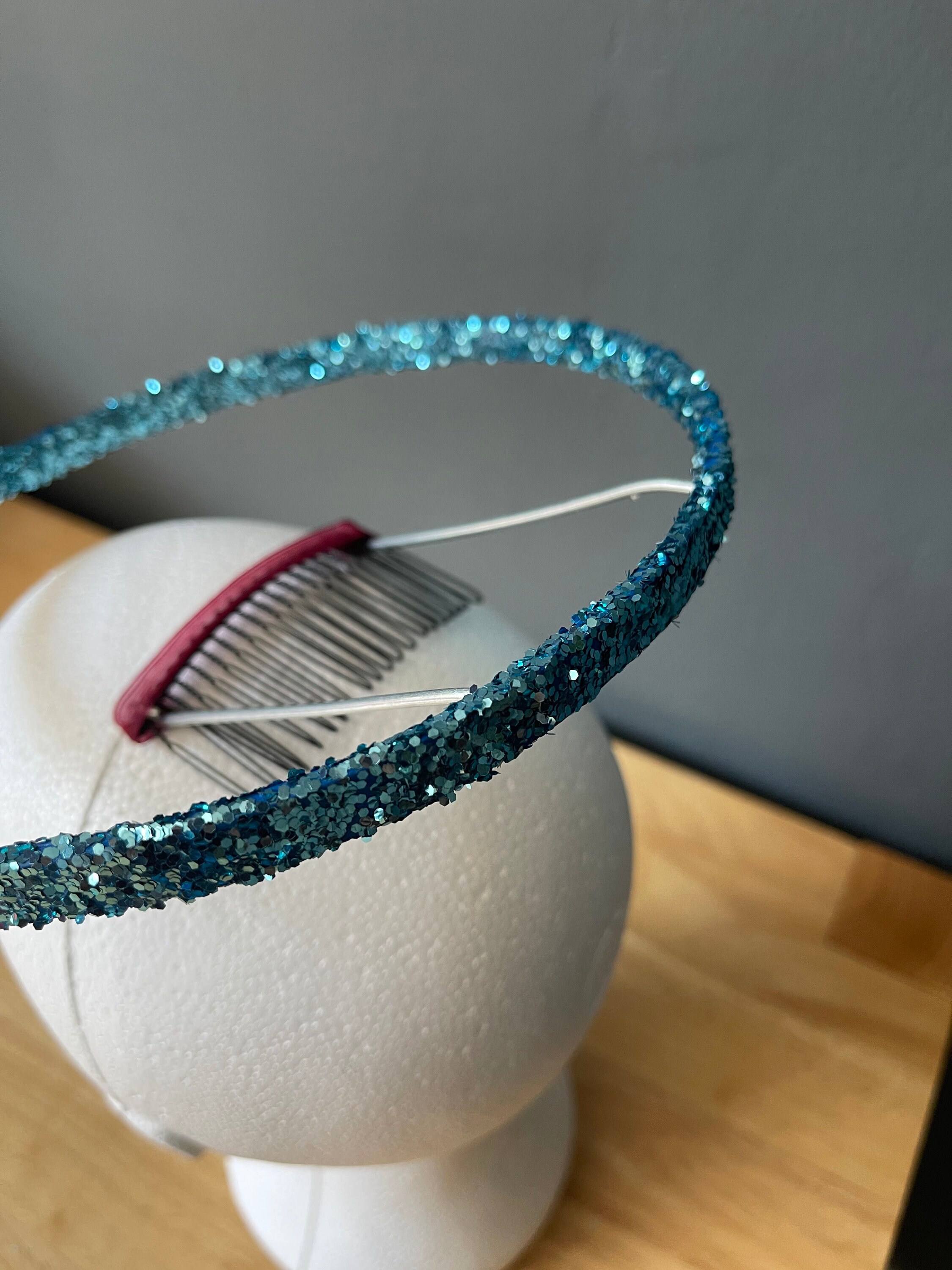 Floating Neon Blue Glitter Angel Halo - Etsy