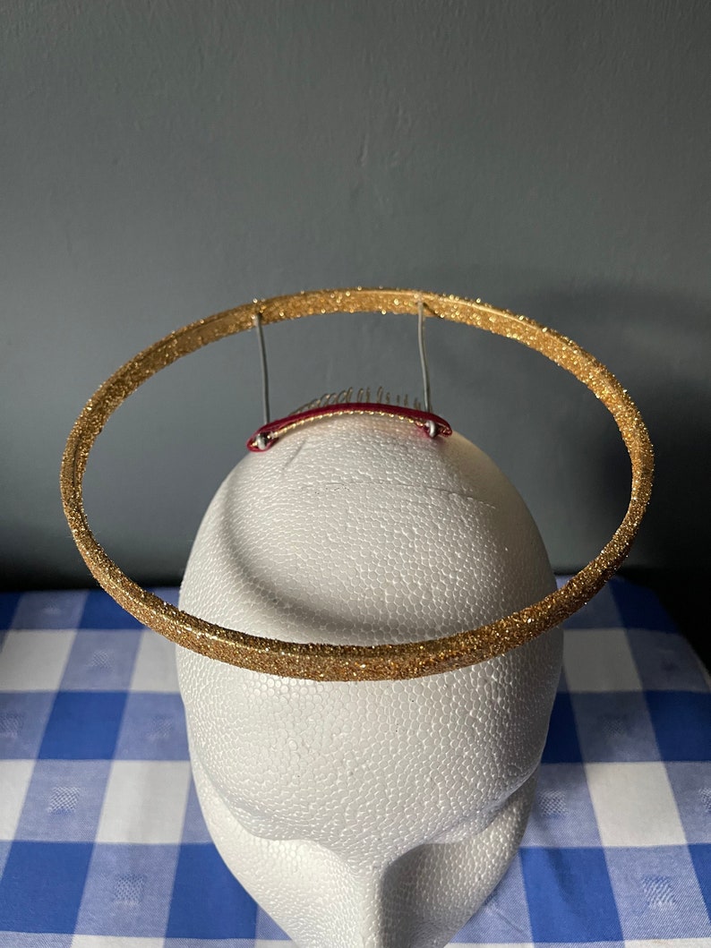 Floating Golden Glitter Angel Halo - Etsy