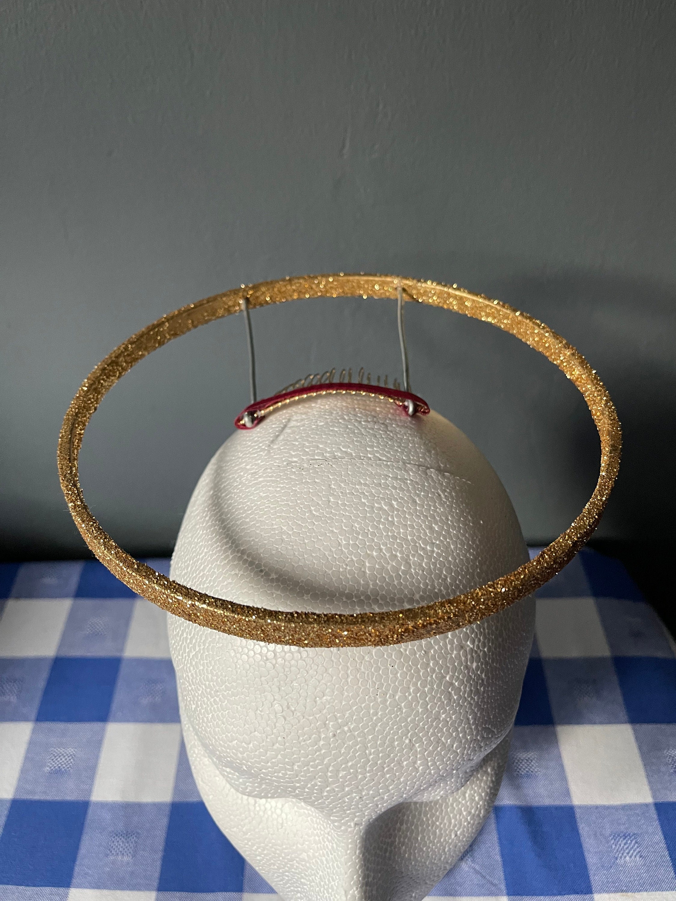 Floating Golden Glitter Angel Halo - Etsy