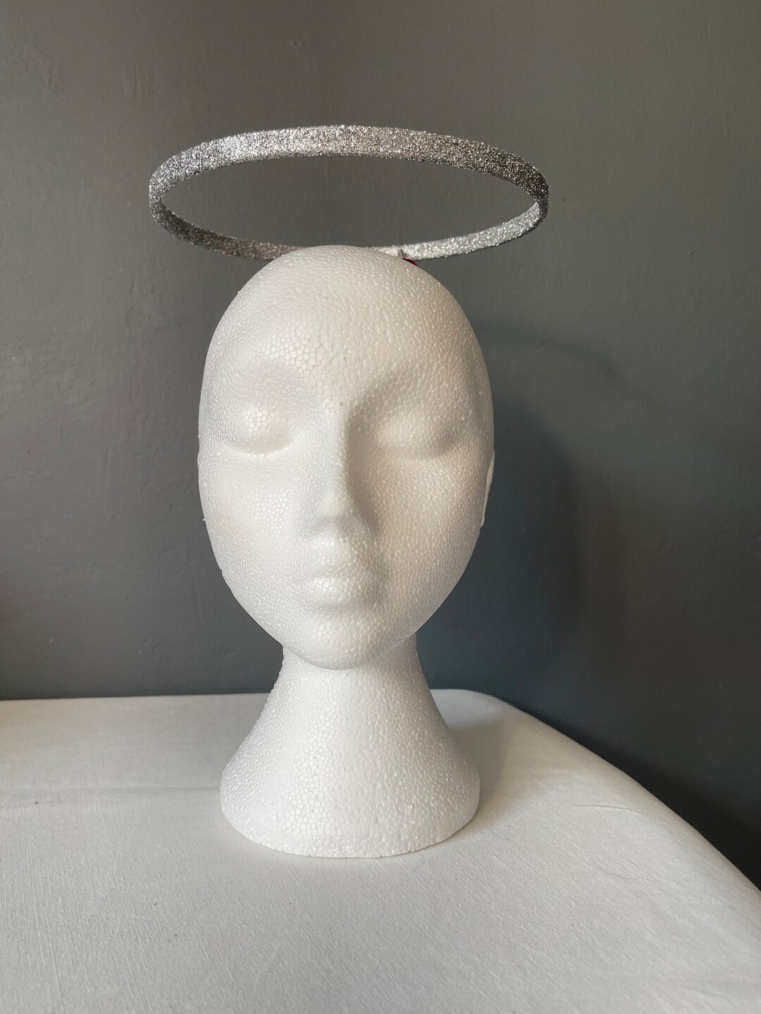 Floating Silver Glitter Angel Halo - Etsy