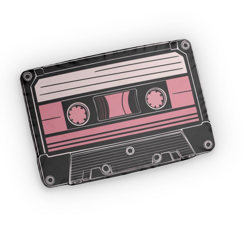 Retro Groovy Music Mix Tape Custome Shape Pillow , Cassette, Vintage ...