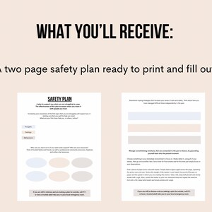 Adult Safety Plan Worksheet: Mental Health Crisis Tool (PDF) - Etsy