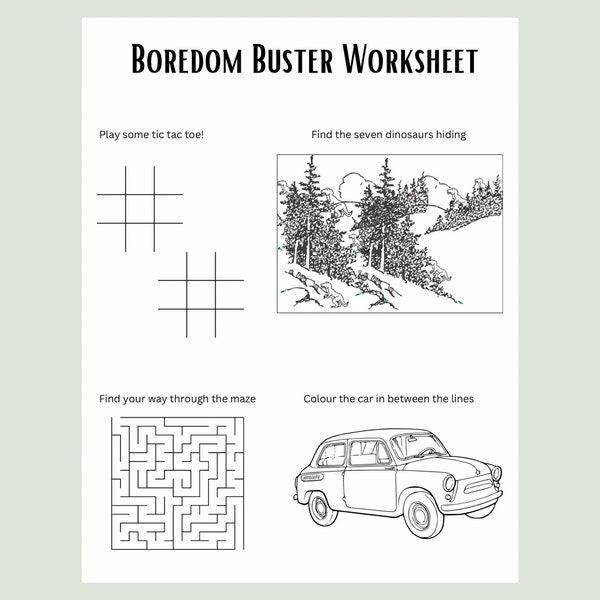 Boredom Buster - Etsy