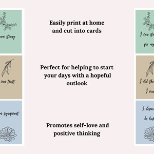 18 Affirmation Cards / Kindness Cards / Words of Affirmation ...