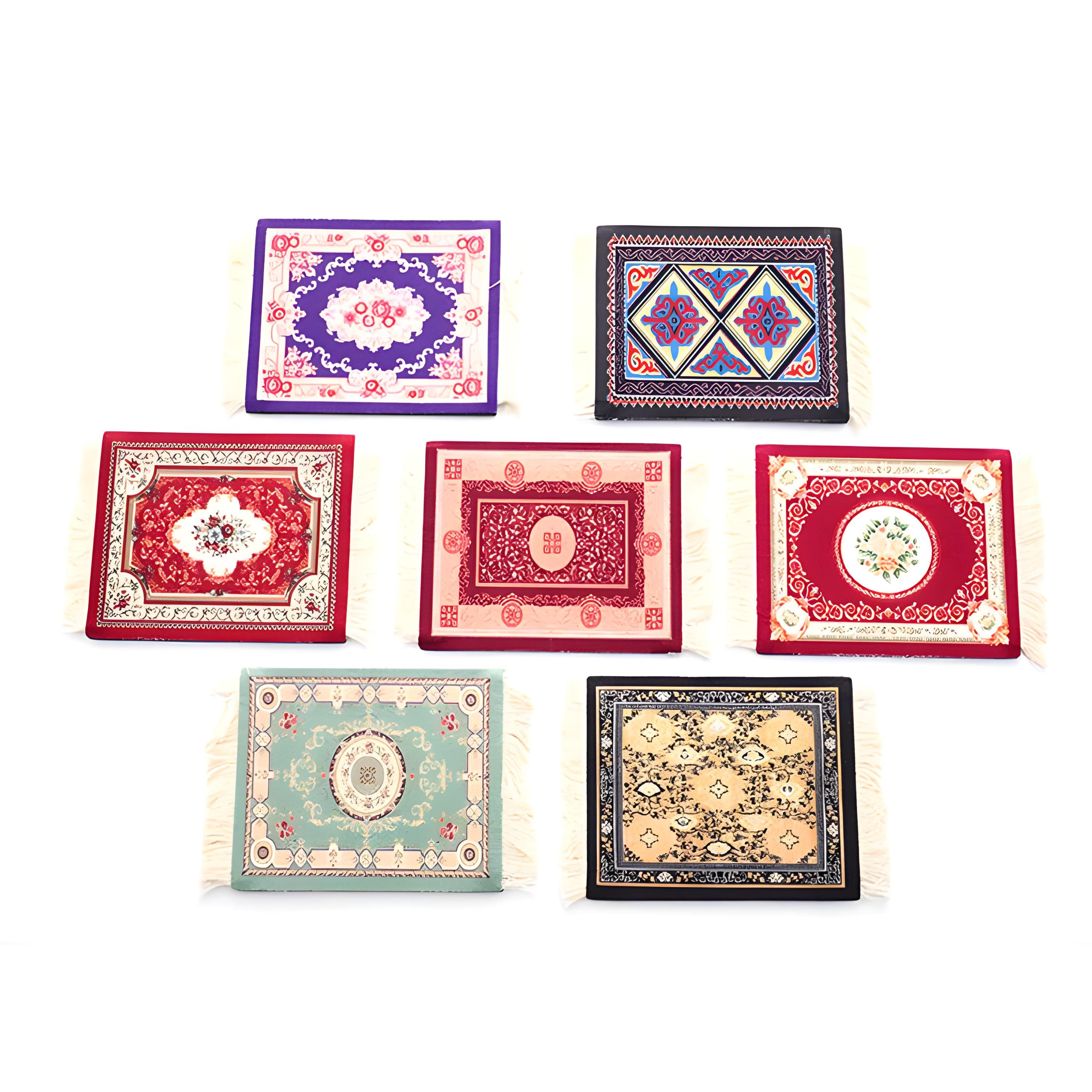 Beautiful Turkish Carpet Mouse Pad and Coaster Set, Persian Rug ...