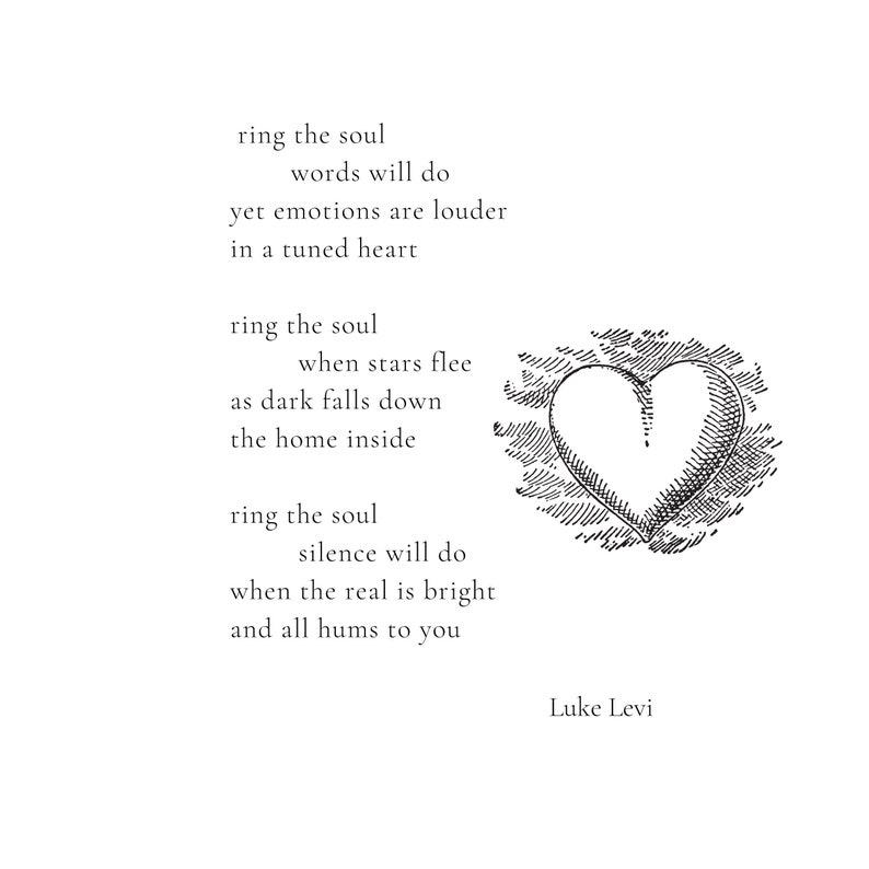 Ring the Soul: Poem Poetry Wall Art Digital Download - Etsy