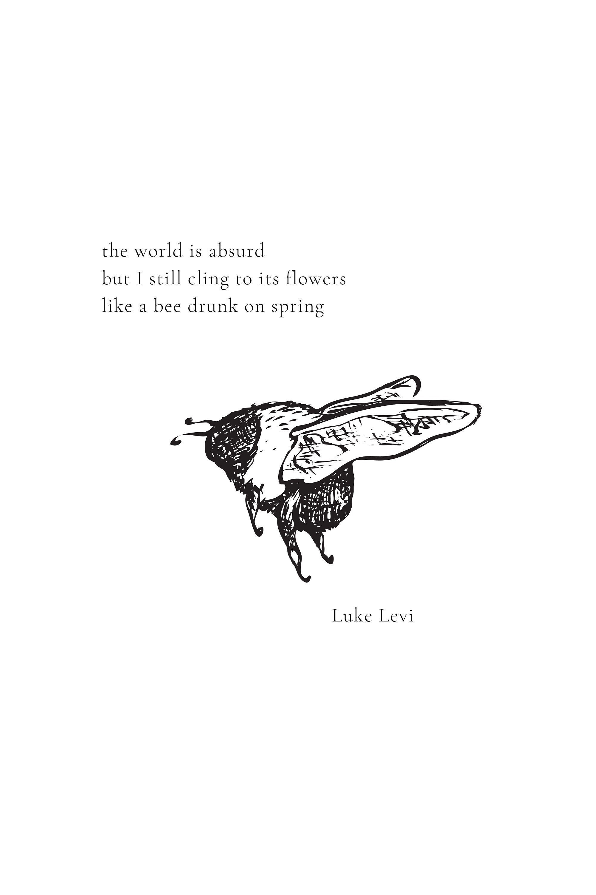 Bee Poem Print Download | Bee Decor - Etsy