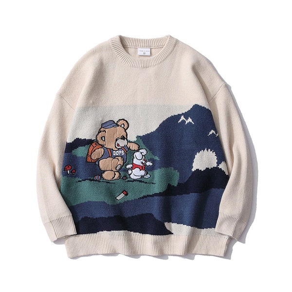 Rabbit Sweater - Etsy