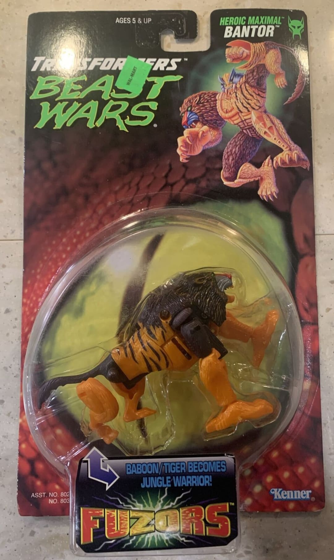 Transformers Beast Wars Fuzors Bantor New Factory Sealed 1998 ...
