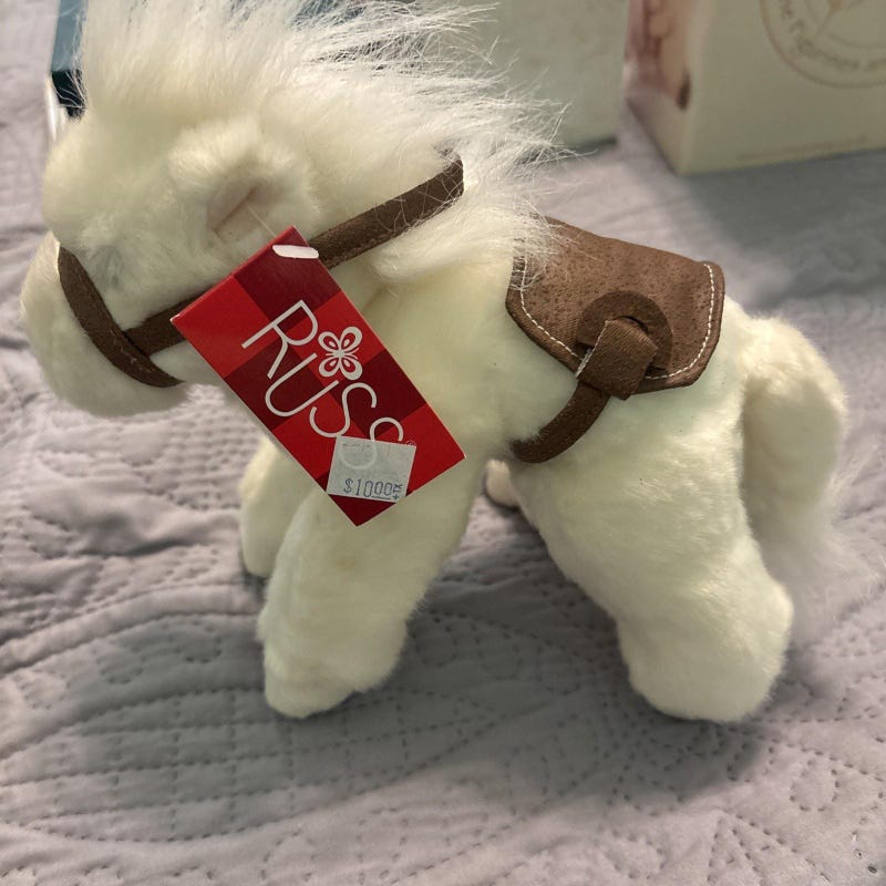 Plush Horse Vtg - Etsy