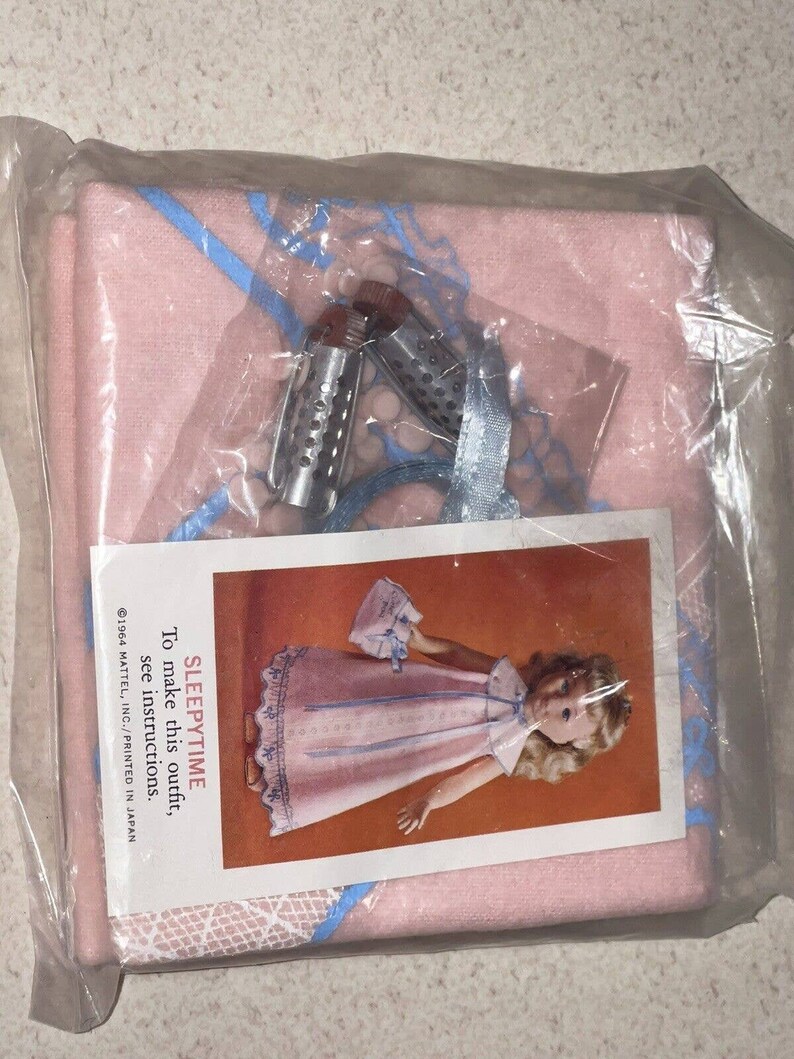 Mattel Vintage Sleep-time Doll Nightgown Cut & Sew 1964 Printed in ...