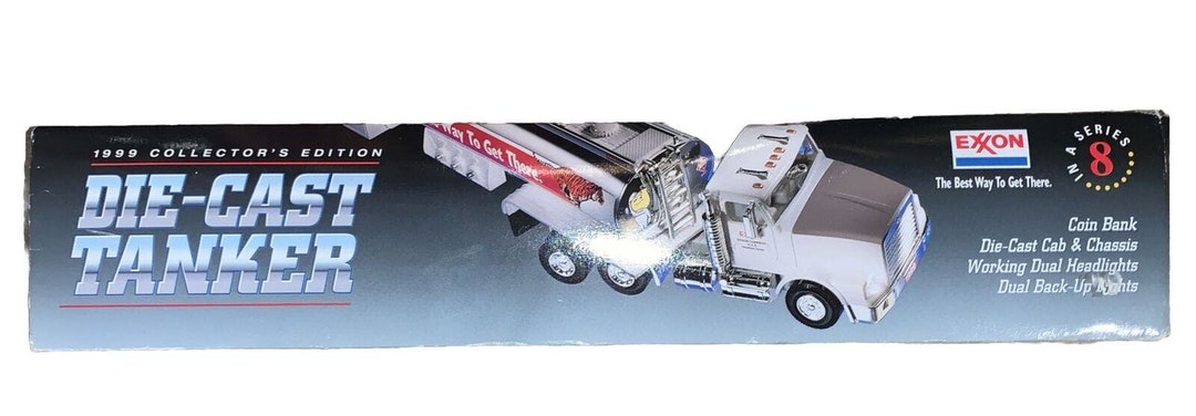 1999 Exxon 8 in a Series Collectors Edition Die Cast Tanker Toy - Etsy