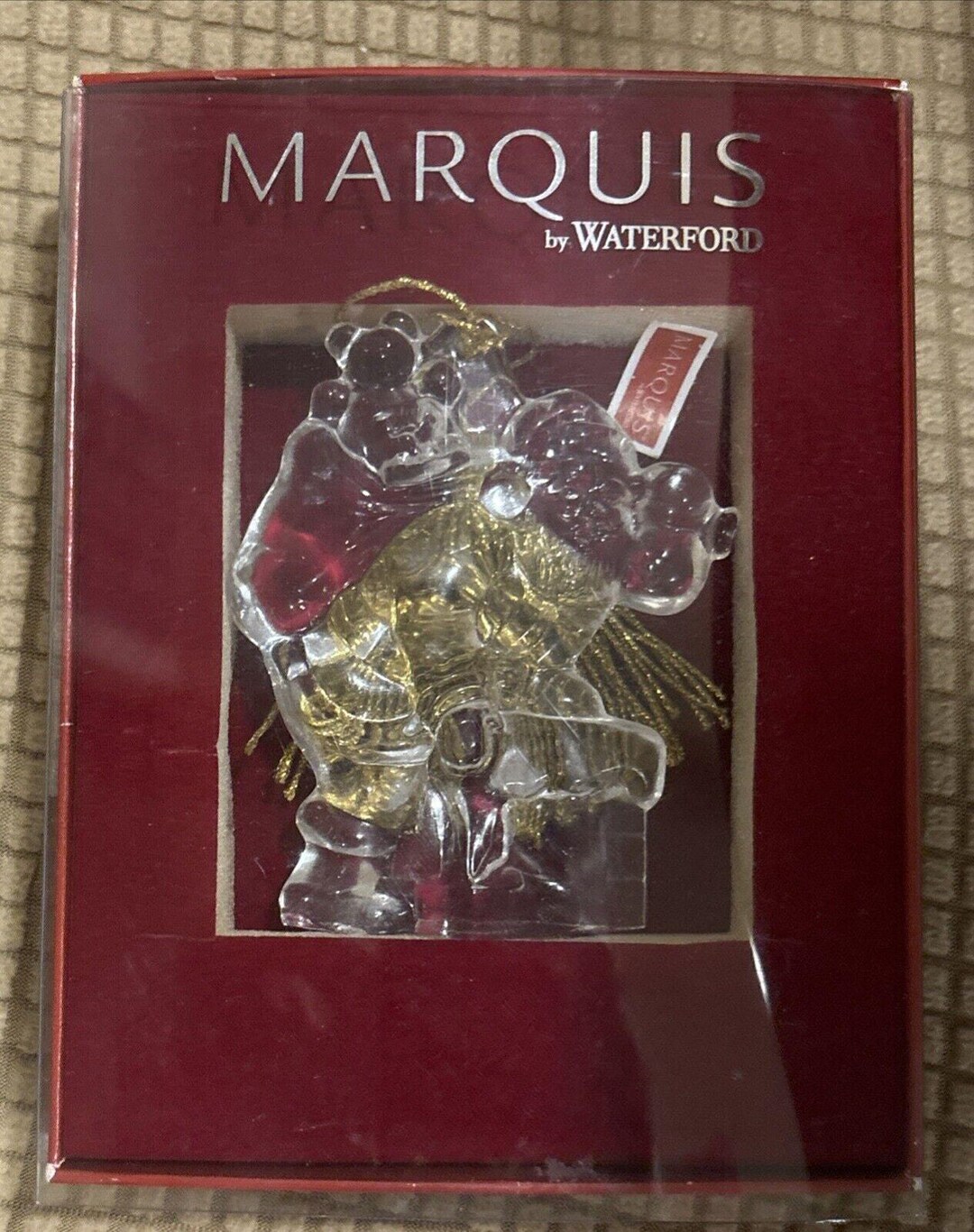 2007 Marquis by Waterford Crystal Santa Claus 3 Ornament 7th in Series ...