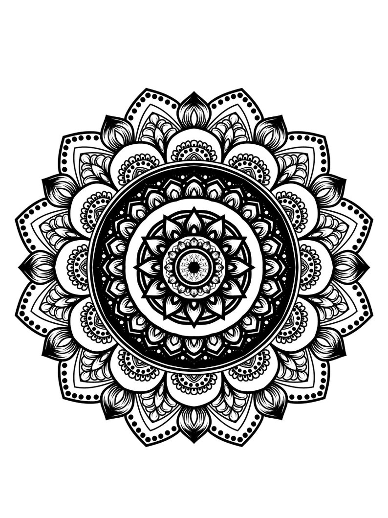 Mandala Coloring Sheets - Etsy