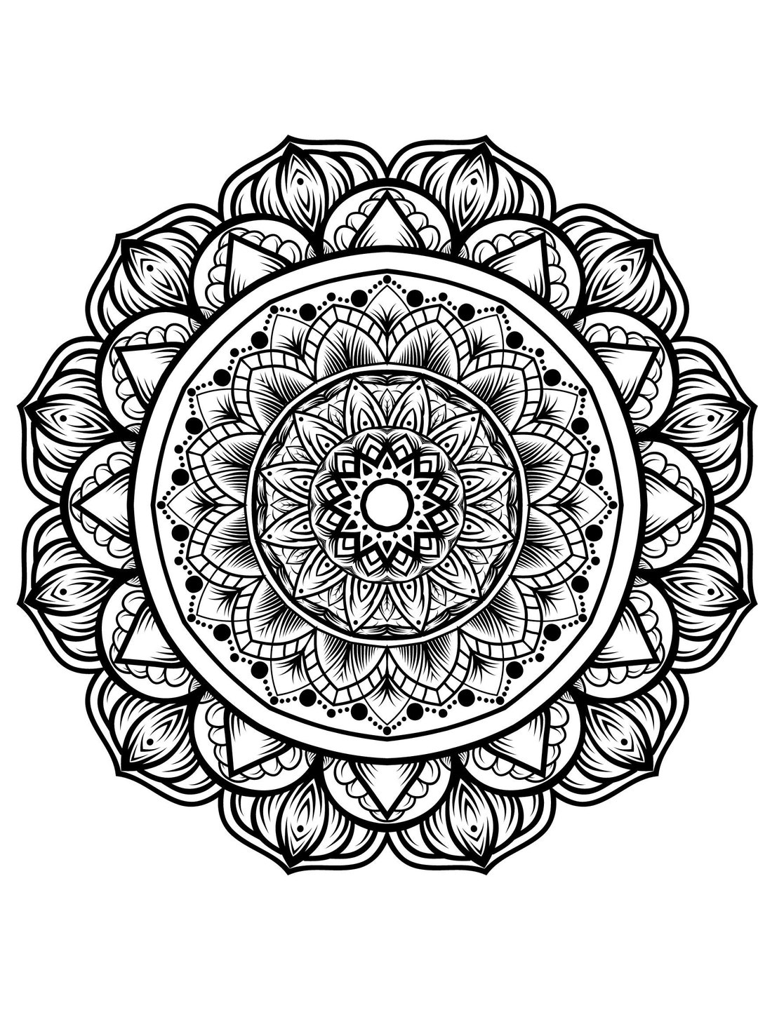 Mandala Coloring Sheets - Etsy