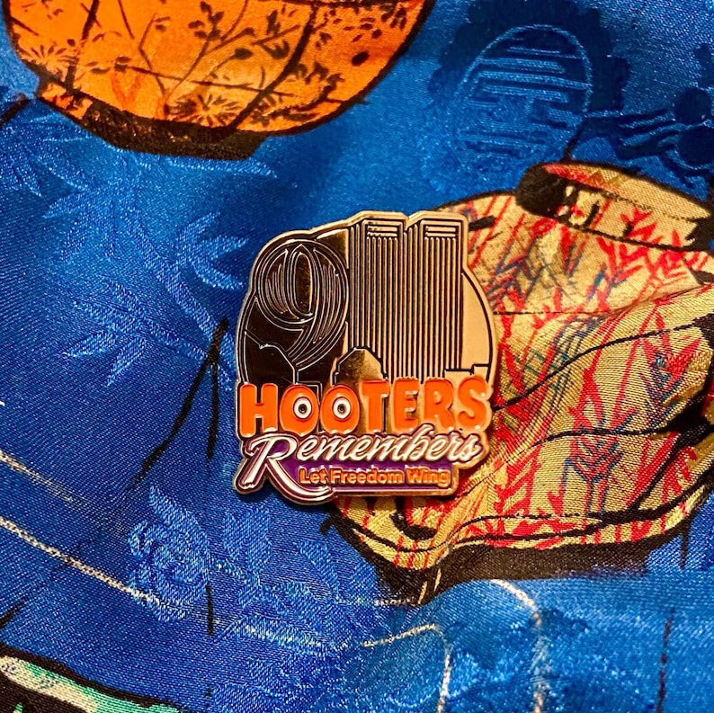 9/11 Hooters Remembers let Freedom Wing Memorial Pin Replica - Etsy
