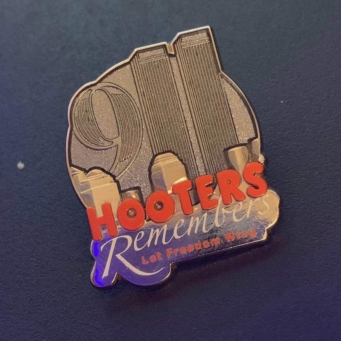9/11 Hooters Remembers let Freedom Wing Memorial Pin Replica - Etsy