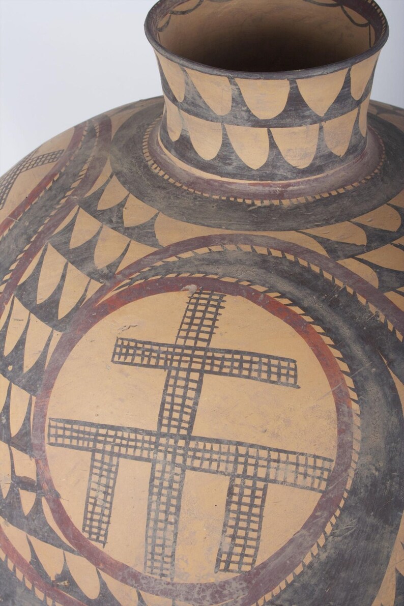 Chinese Neolithic Style Painted Pottery Jar, Circa 2000 BC - Etsy