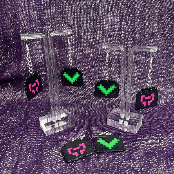 Perler Earrings - Etsy