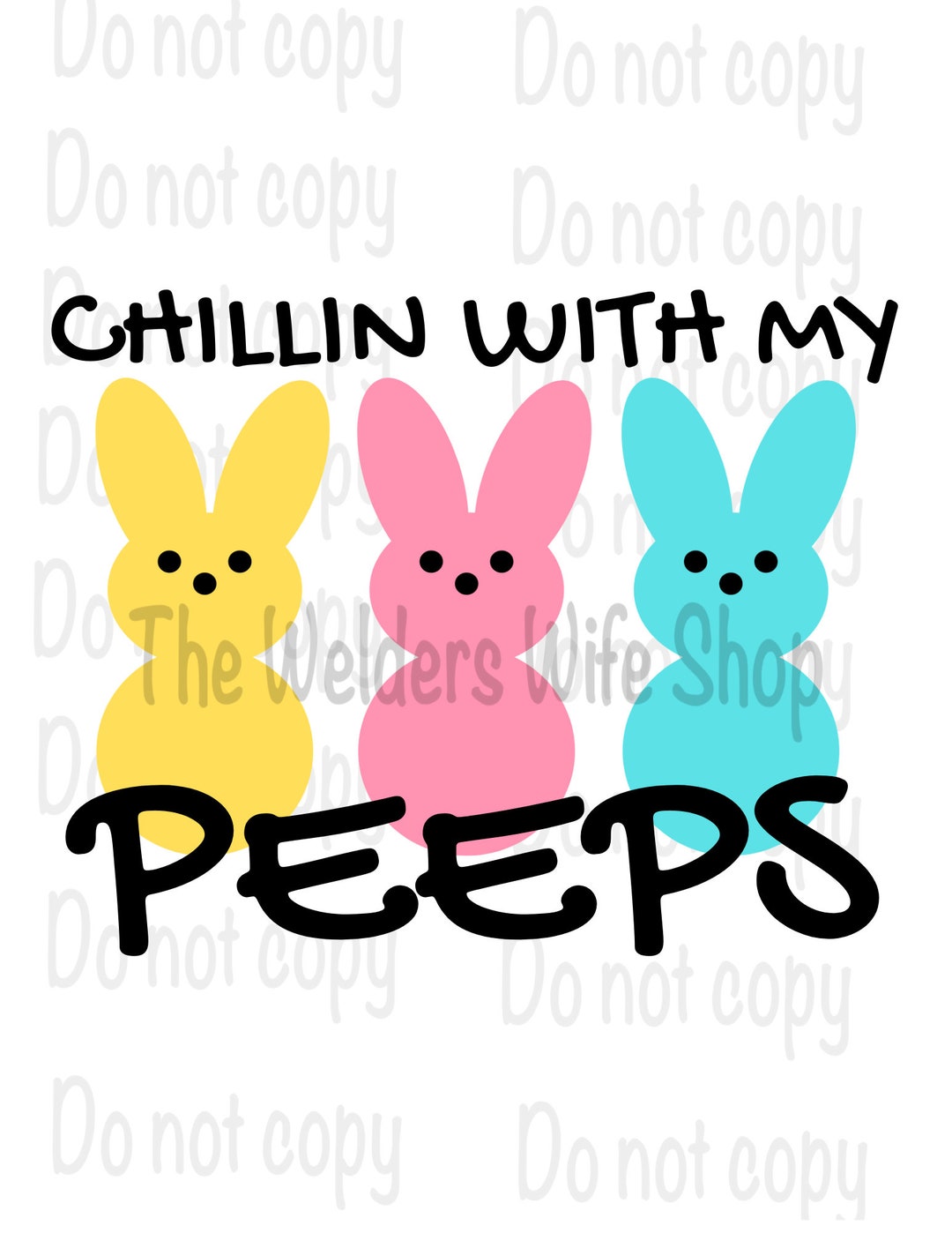 Chilling With My Peeps | Kids PNG File for Sublimation - Etsy