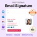 Customizable & Mobile-friendly Email Signature | Clickable Design ...