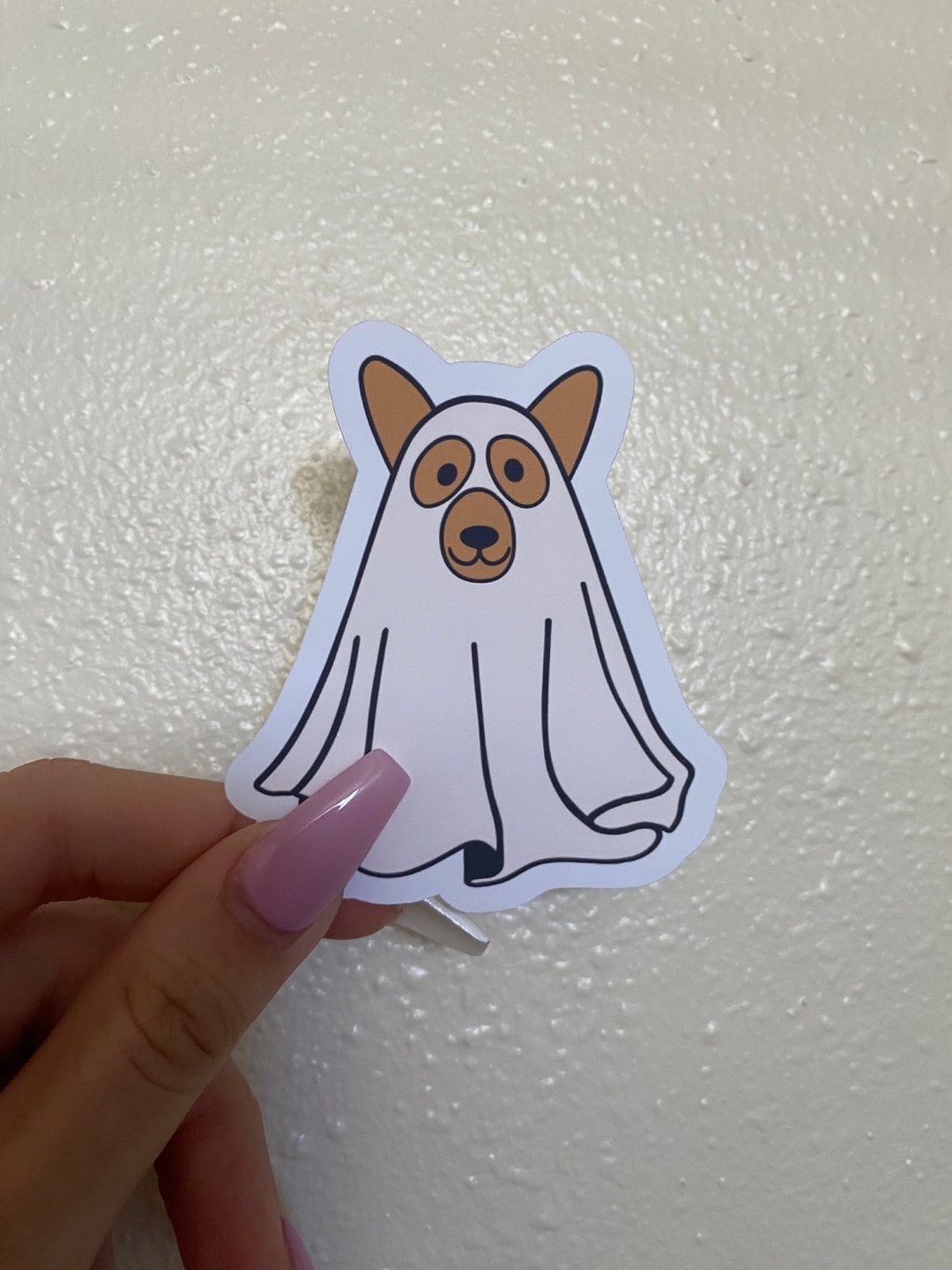 Ghost Dog Sticker - Etsy