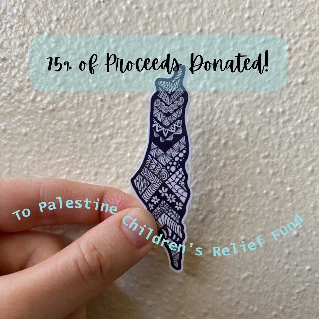 Free Palestine Sticker, Support Palestine, Palestine, Zen Doodle ...