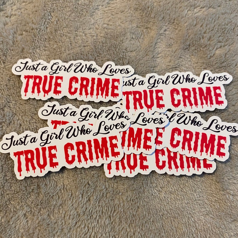 True Crime Lover Sticker - Etsy