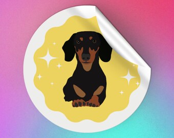 Teckel sticker - Etsy Nederland