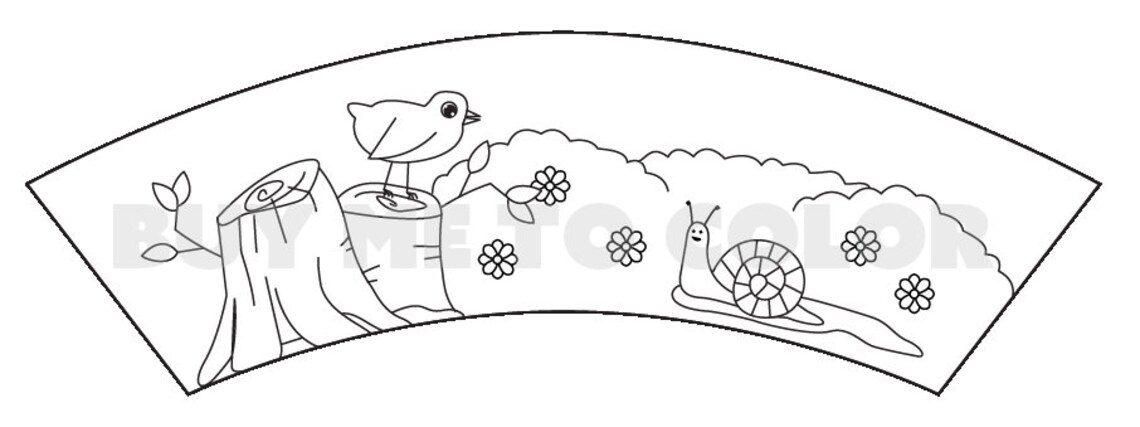 Color Your Own Flower Pot Printable Crafting Activity - Etsy