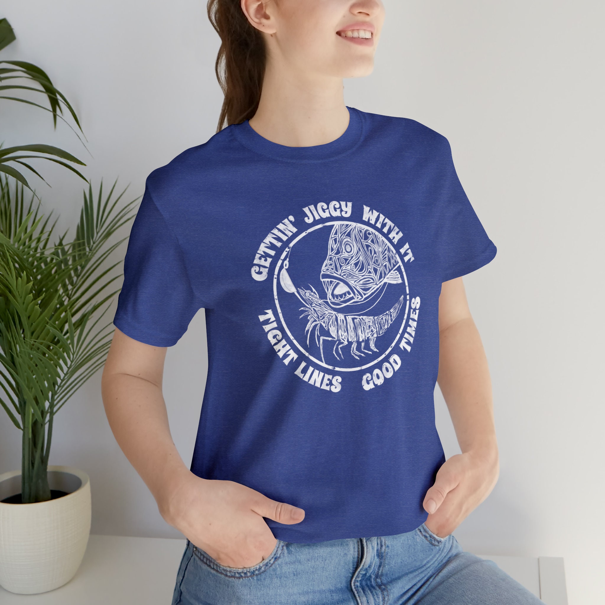 Gettin Jiggy With It Tight Lines Unisex Fishing Shirt - Etsy