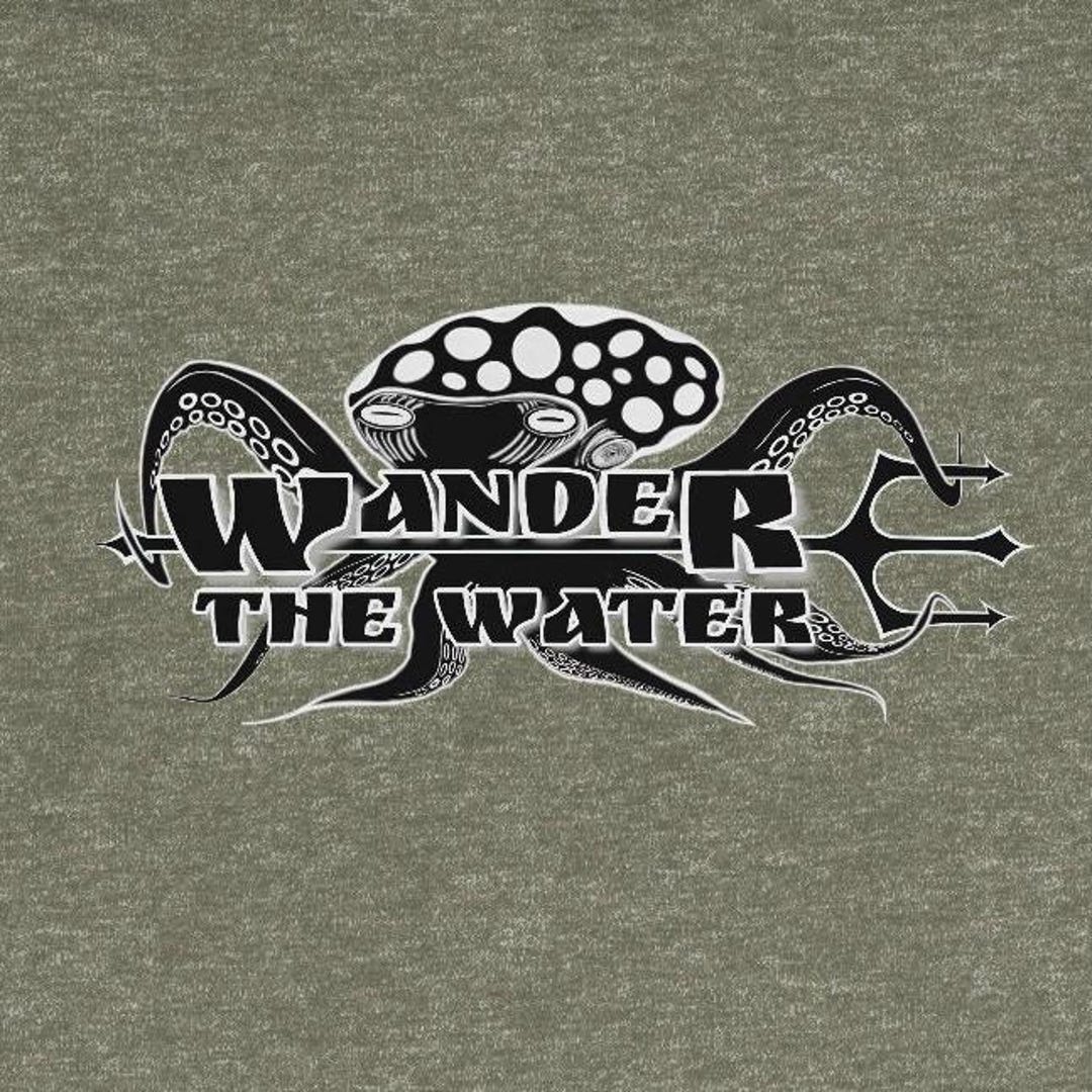 Wander the Water Octopus Trident Unisex T-shirt - Etsy