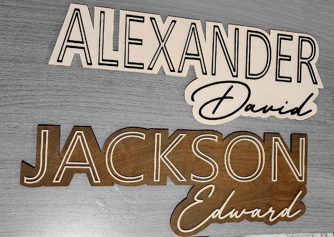Bedroom Name Sign, Kids Bedroom Nursery Wall Decor, Name Sign for ...