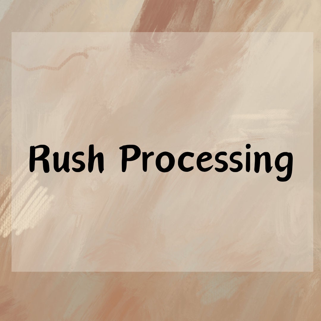 Rush Processing - Etsy