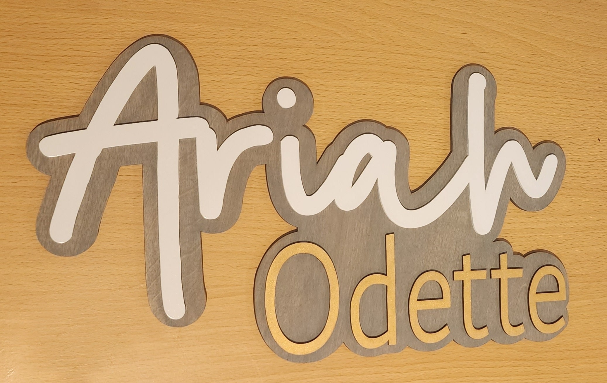 Bedroom Name Sign, Kids Bedroom Nursery Wall Decor, Name Sign for ...