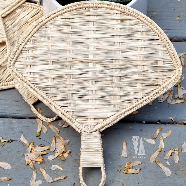 Palm Leaf Hand Fans - Etsy