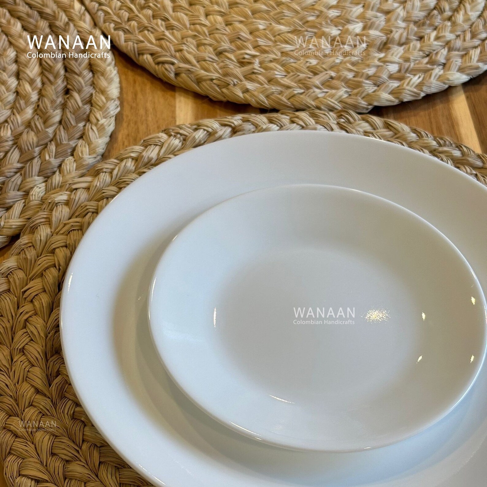 Braid Placemat Style, Handmade Iraca Palm Placemat, Table Decoration ...