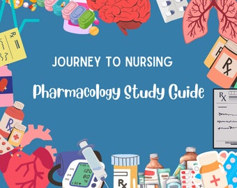 Pharmacology Study Guide for NCLEX-RN UWORLD Drug Guide Chart - Etsy