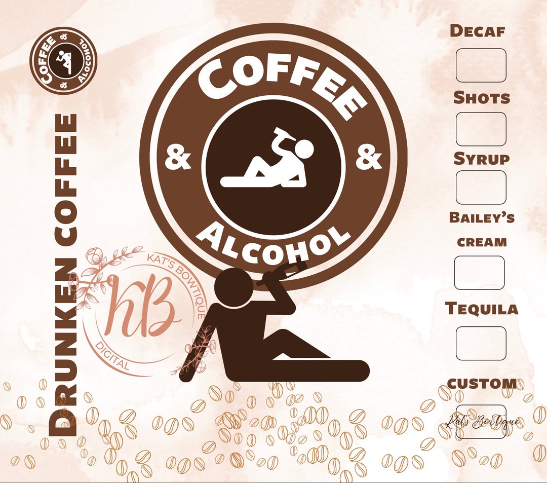 Coffee and Alcohol Png - Etsy