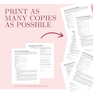 Spay and Neuter Your Pets Contract Agreement, Editable Breeder Form - Etsy
