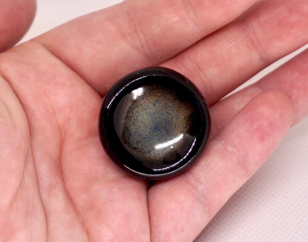 Small Ceramic Fidget Worry Stone ~ Smooth Sensory Tool ~ Unique Fidget ...