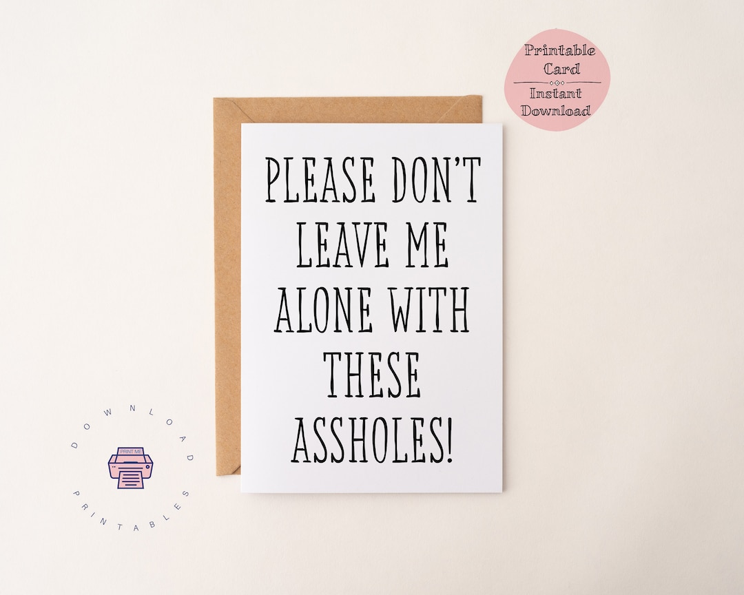 Printable Goodbye Card, Please Don't Leave Me, Coworker Leaving, Moving ...