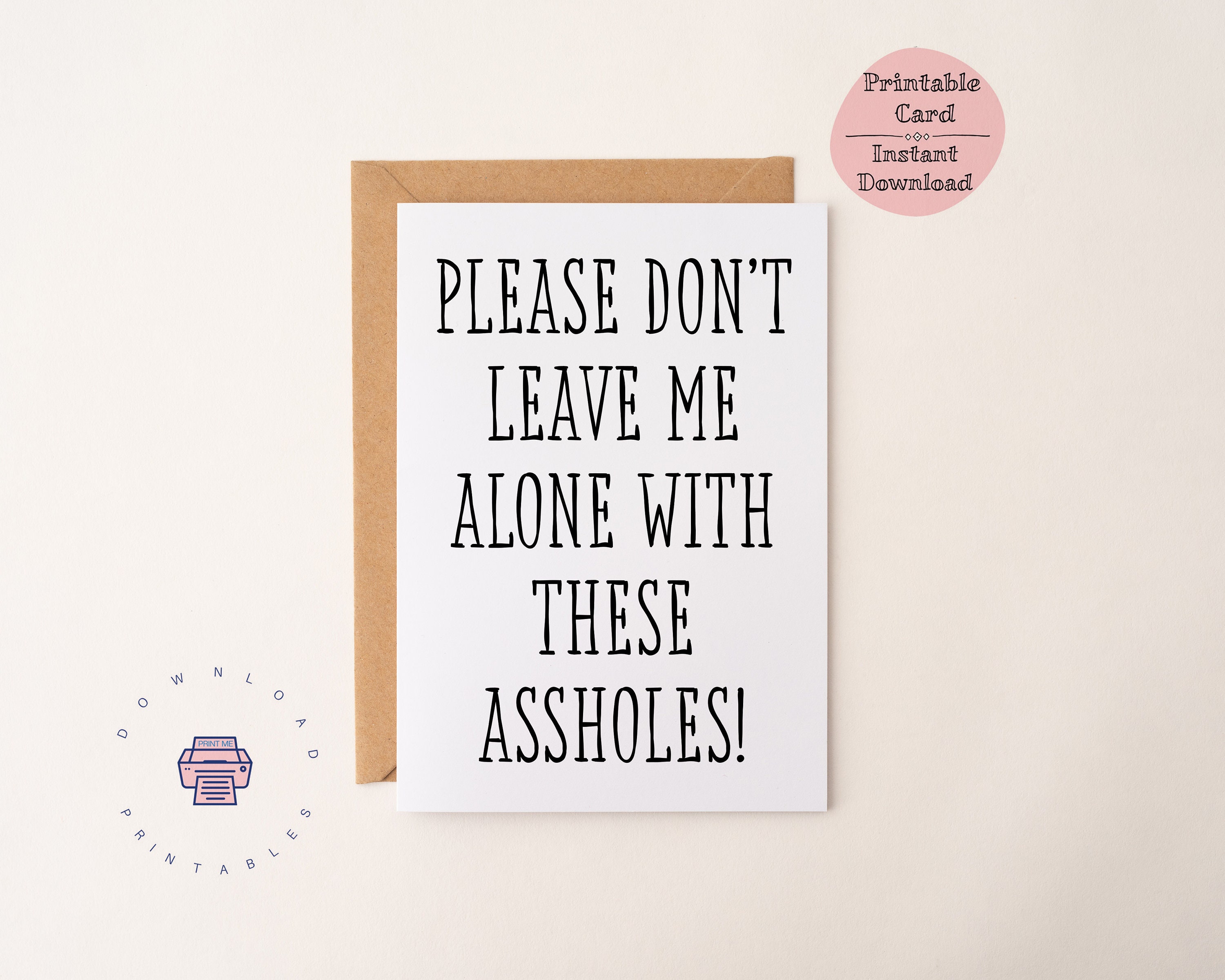 Printable Goodbye Card, Please Don't Leave Me, Coworker Leaving, Moving ...