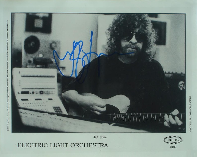 JEFF LYNNE Signed Photo - ELO, Electric Light Orchestra W/coa - Etsy