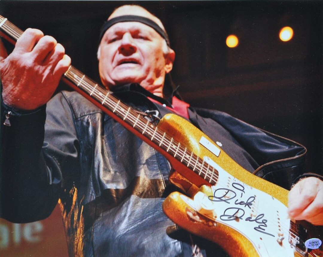 DICK DALE Signed Photo - Richard Anthony Monsour - Surf Guitar W/coa 11 ...